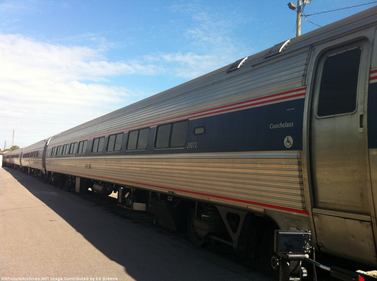 Union Station Tampa Amtrak 91 The Silver Star Arriving Backwards